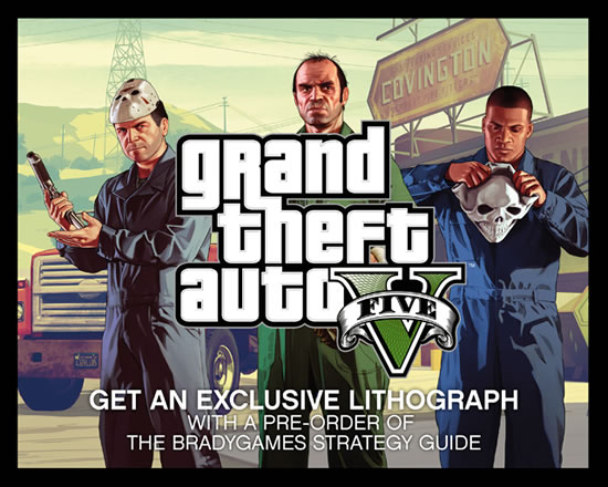 GTA V - Pre-order the Strategy Guide and receive an exclusive ...