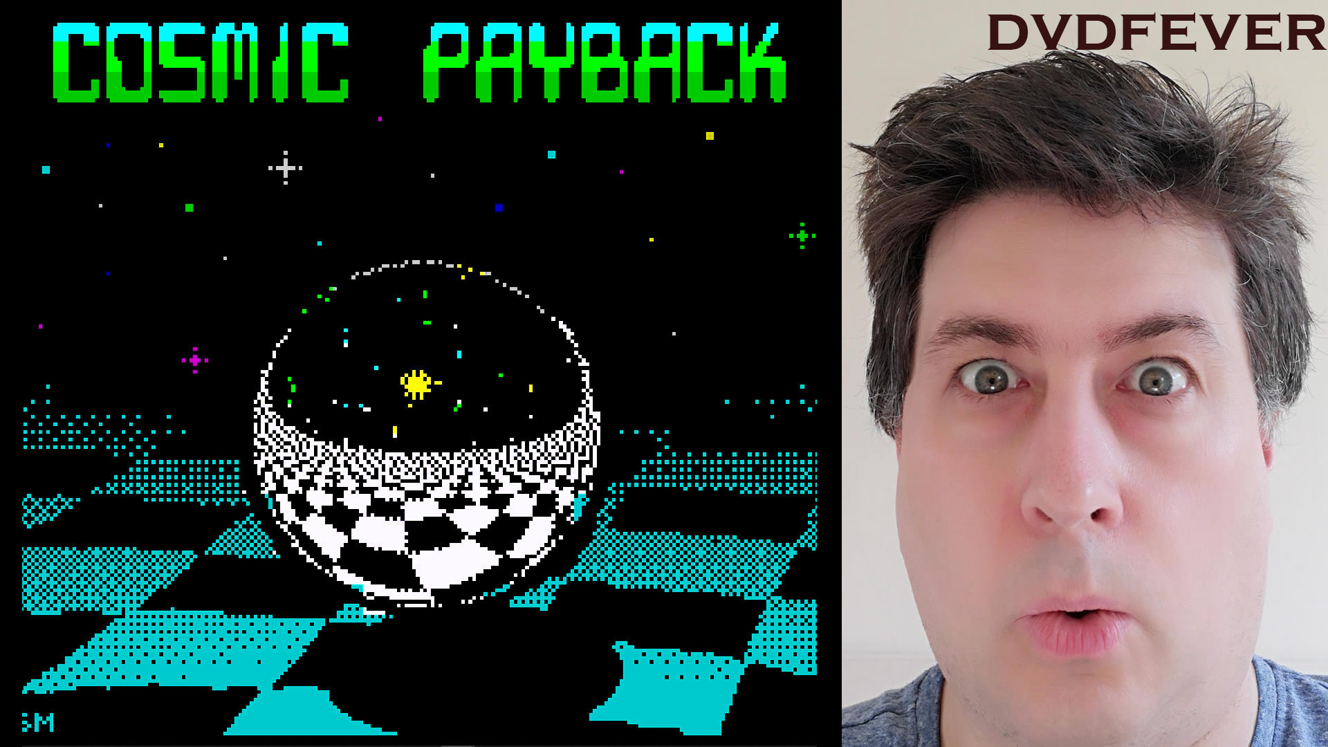 Cosmic Payback on ZX Spectrum - Let's Play - 2020 Indie Game