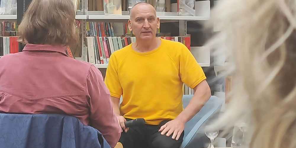 Christopher Eccleston at Stockport Central Library